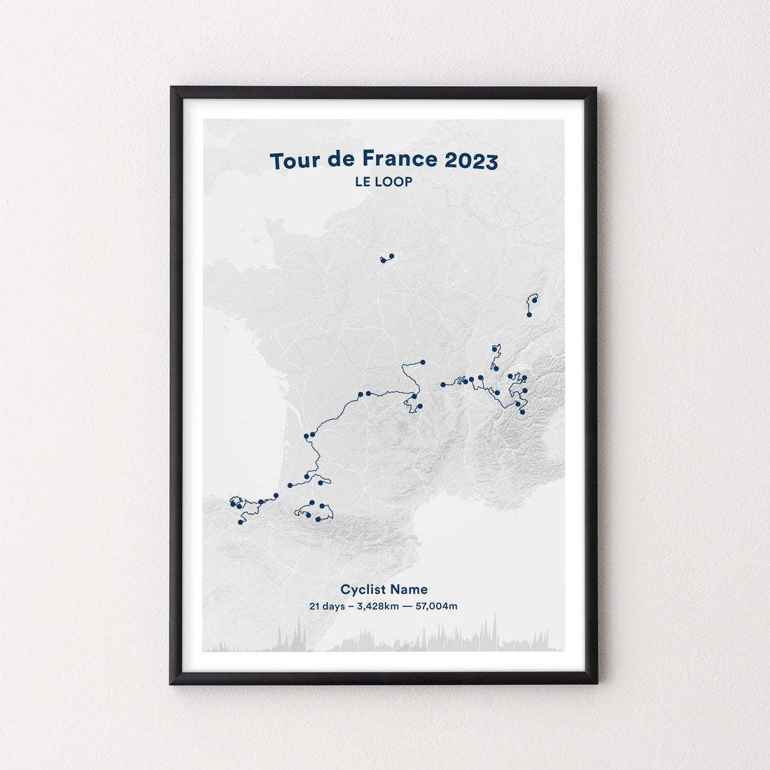 Le Loop Map Poster – The English Cyclist