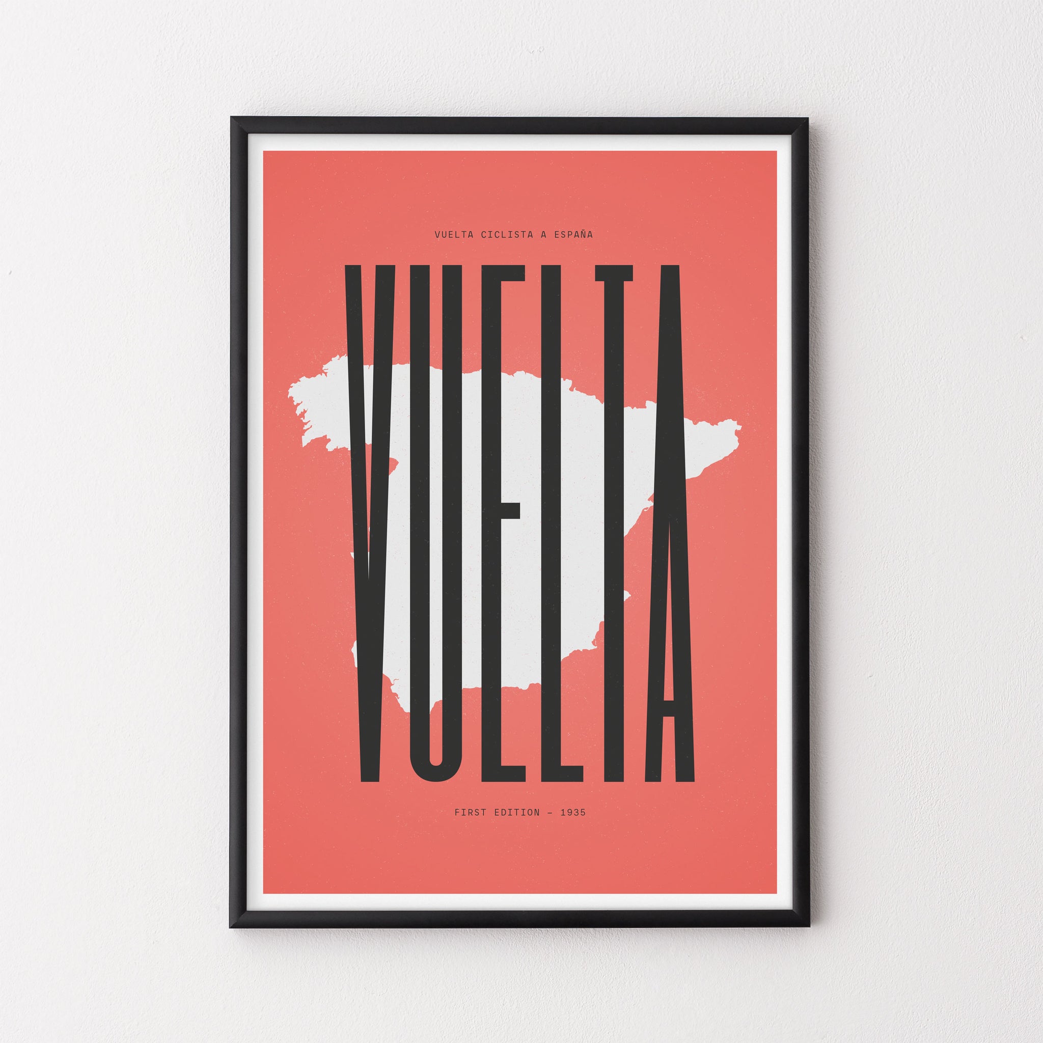 Vuelta Map Print – Cycling Gift for The Obsessed Cyclist – The English ...