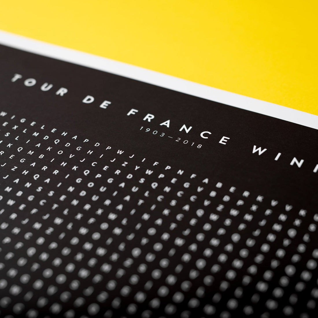 Tour de France Champions Word Search Poster – The English Cyclist