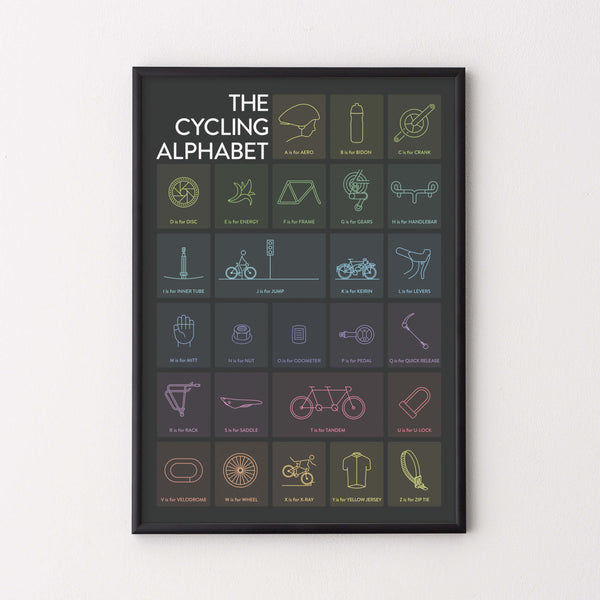The Cycling Alphabet Poster – Gifts for Kids Big and Small – The ...