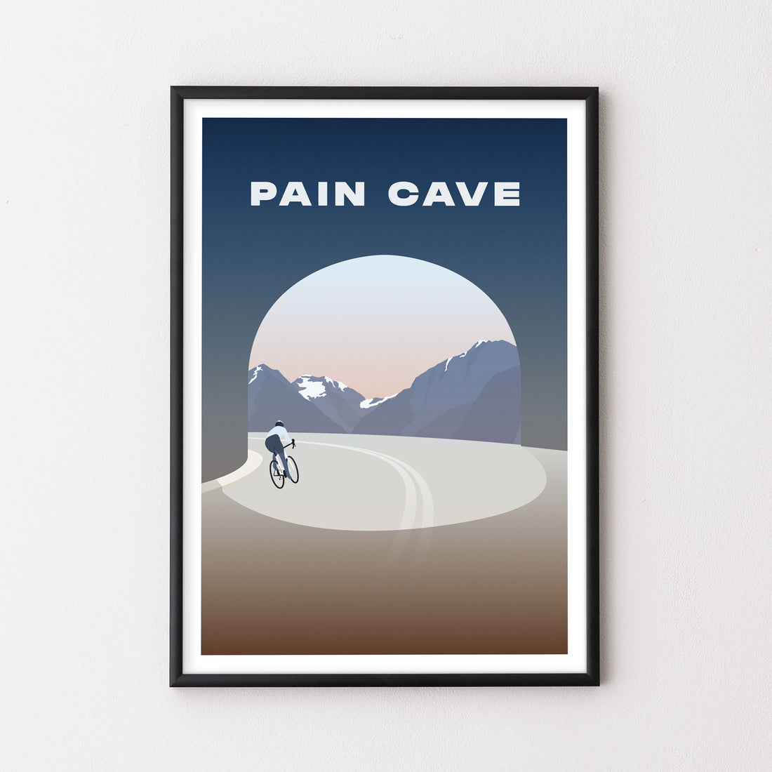 The Cyclists Pain Cave Poster – The English Cyclist